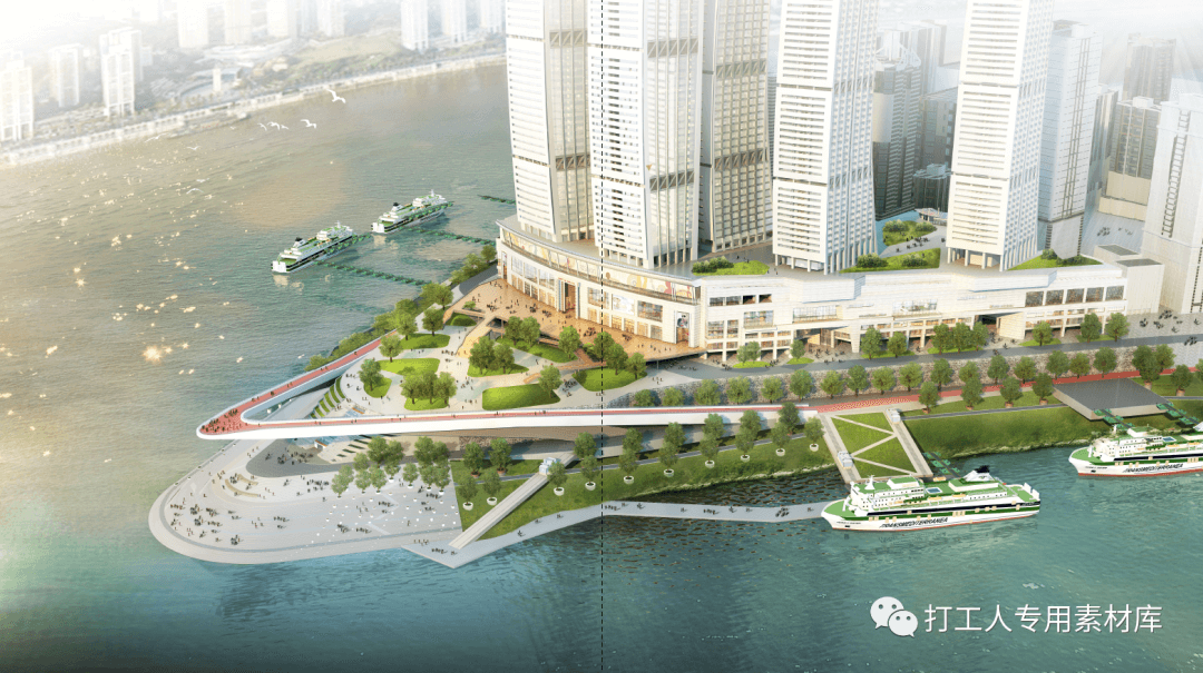 重庆市主城区“两江四岸”治理提升项目国际竞赛（八套完整方案，共6.94G）【wb45】-打工人专用素材库