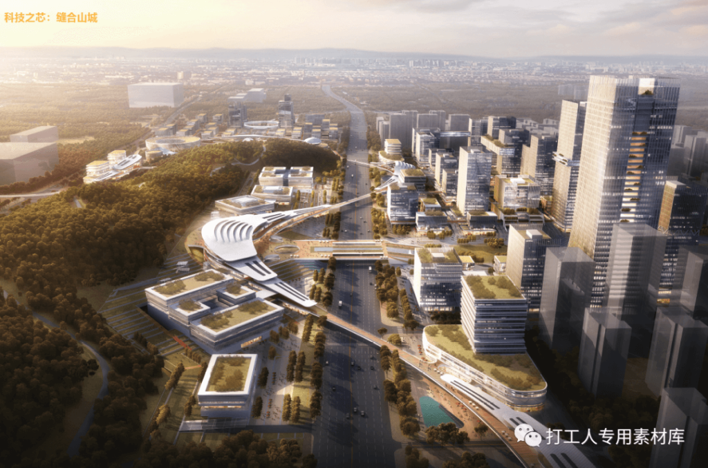 重庆西部科学城微电子科创街总体城市设计（174M）【wb62】-打工人专用素材库